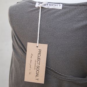 Project Social T | Dresses | Project Social T Gray Shortsleeve Cruneck ...